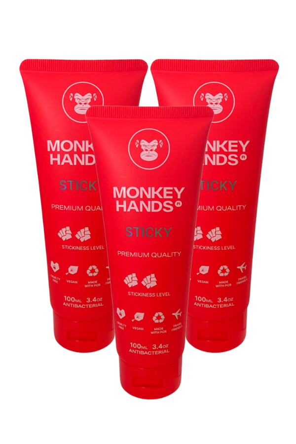 Monkey Hands Grip Aid 3 Pack - Sticky (3 x 100ml) – Pole Junkie