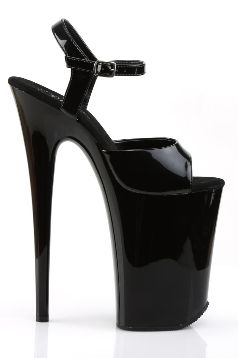Pleaser USA Infinity-909 9inch Stilettos - Patent Black – Pole Junkie