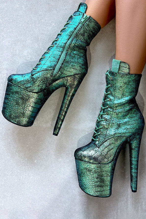 Hella Heels Mermaid 8inch Boots - Dreams – Pole Junkie