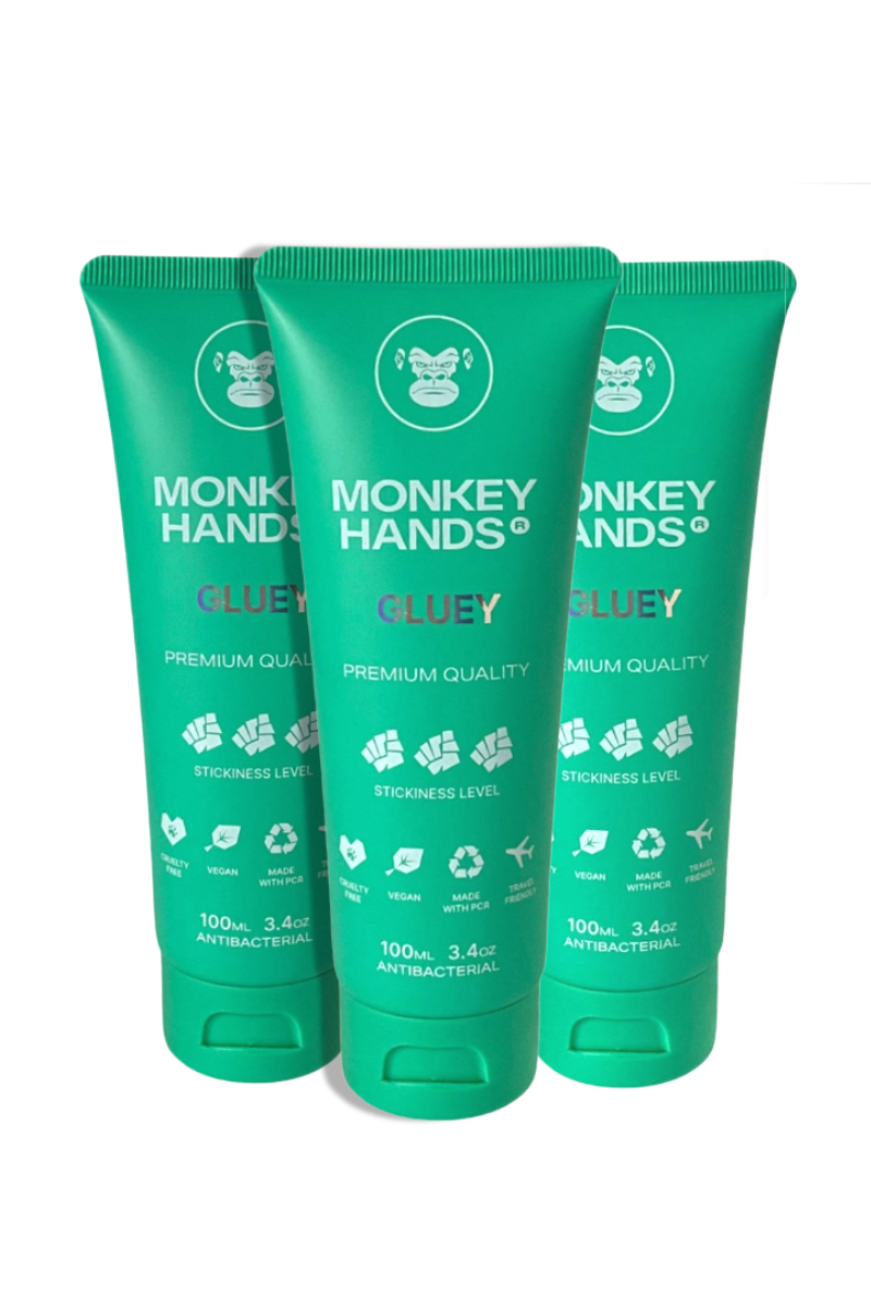 Monkey Hands Grip Aid 3 Pack - Gluey (3 x 100ml) – Pole Junkie