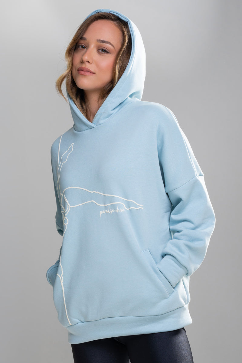 Paradise Chick Supreme Pole Dancer Hoodie - Ciel · Pole Junkie